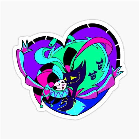 Fizzarolli And Asmodeus Helluva Boss Sticker For Sale By Leaf0725 Redbubble