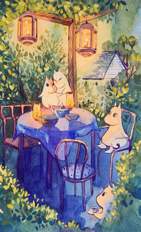 Moomin Wallpaper In 2024 Moomin Wallpaper Cute Drawings Dreamy Art