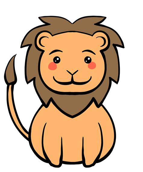 Dibujo De León De Dibujos Animados