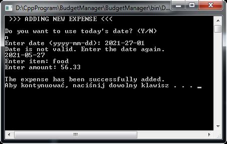 Github Ms Magdalena Budgetmanager Personal Budget Manager Console