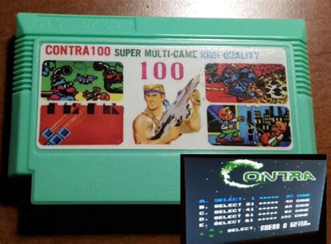 Contra 100 In 1 Pegasus Famicom Famiclone Dendy Nes India Ubuy