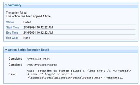 ho to run a cmd command as the local user via bigfix content