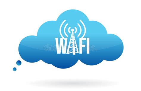 Cloud Computing Wifi Stock Illustration Illustration Of Nice