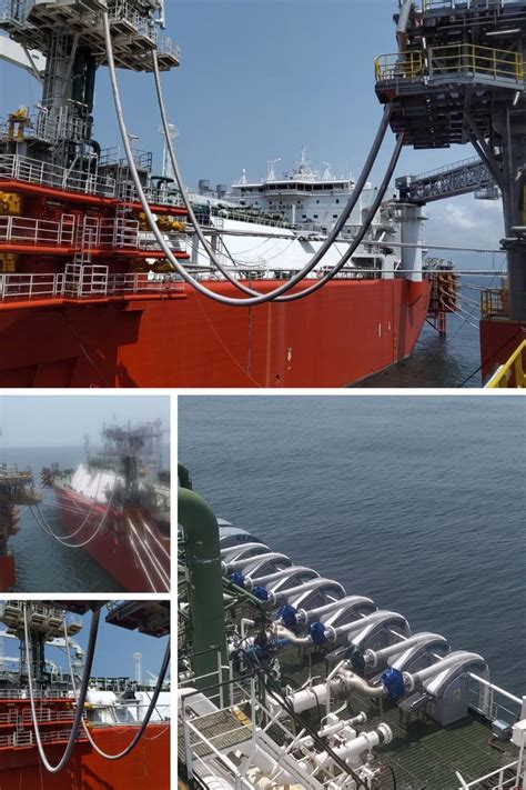 Lng Offloading Towers Proudly Engineered And Designed By Bluewater