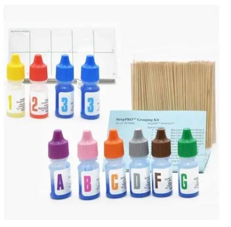 Hardy Diagnostics Streppro Streptococcal Grouping Kit Streptococci Group A C G Buy Online