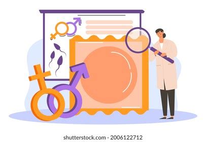 Sex Education Concept Doctor Tells About Stock Vector Royalty Free Shutterstock