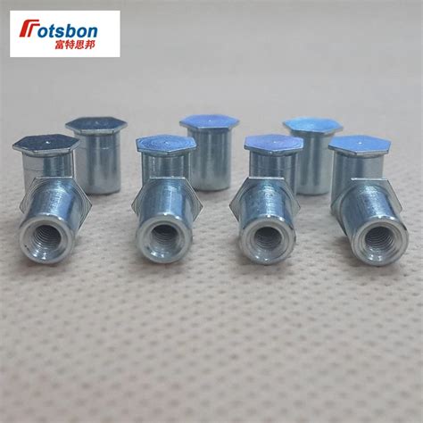 Bso M3 육각 블라인드 리벳 스레드 스탠드 오프 육각 셀프 클린칭 스터드 서버 캐비닛 시트 금속 스페이서 너트 열 삽입너트 Aliexpress