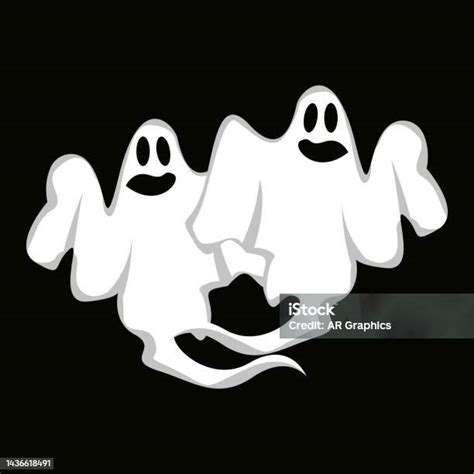 고스트 디자인 할로윈 아이콘 할로윈 의상 일러스트 레이 션 축하 배너 템플릿 10월에 대한 스톡 벡터 아트 및 기타 이미지 10월 가공의 인물 가을 Istock