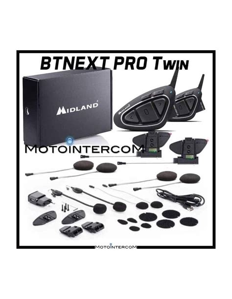Interfono Bluetooth Midland BT NEXT PRO confezione doppia