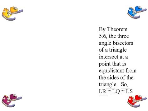 Bisectors Of A Triangle Geometry Objectives Use Properties