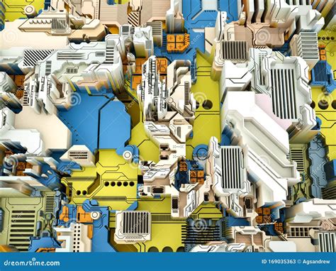 Displacement Technology Stock Illustration Illustration Of Greebler