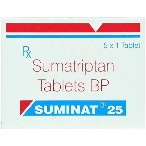 Suminat 25 Mg Tablets At Rs 45stripe Imitrex Tablet In Mumbai Id