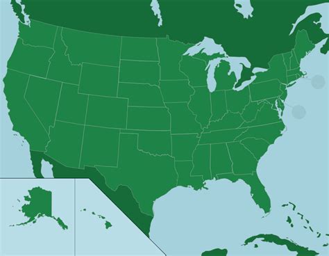 Usa States 50 States Map