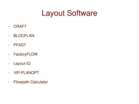 Ppt Graph Theoretic Layout Optimization Algorithms An Illustrated