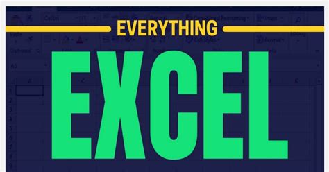 Everything Excel 2022 A Z Mastery Guide For Excel Basics Formulas