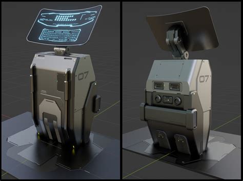 Sci Fi Terminal Finished Projects Blender Artists Community