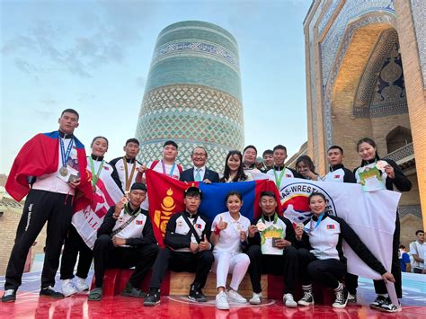 Монголын модон барилдааны тамирчид Ази тивээс 15 медаль хүртлээ