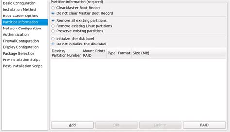 Rhel 6 Installation Guide 334 Partition Information