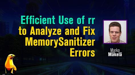 Efficient Use Of Rr To Analyze And Fix Memorysanitizer Errors Mariadb Foundation