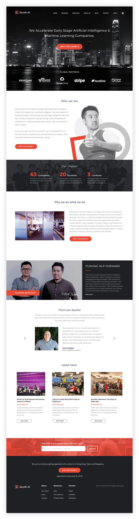 Zeroth Ai Accelerator Website Revampraymond Yip Web And Mobile Designer