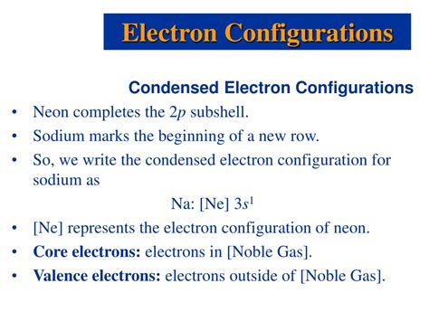 Ppt Electron Configurations In Chemistry Powerpoint Presentation Free Download Id 9383519