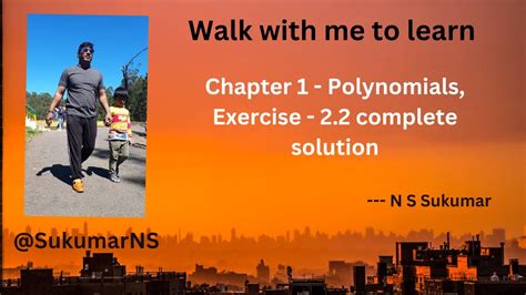 Polynomials Class 9 In One Step Class 9 Maths Chapter 2 Exercise 2 2 Sukumar N S Youtube