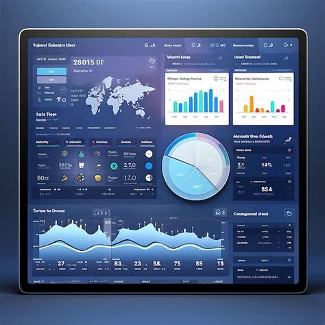 Premium Ai Image Web Dashboard Performance Analytics Dashboard With Advanced Performance An