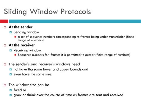 Computer Networks Lecture 3 Data Link Part Ii Ppt Download