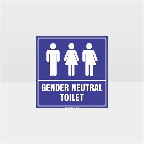Gender Neutral Toilet Sign Toilet Signs Hazard Signs Nz