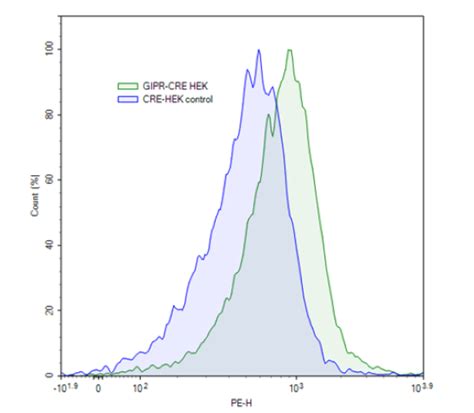 Giprcre Luciferase Reporter Hek293 Cell Line Gcgr Gipr Glp 1r 78589