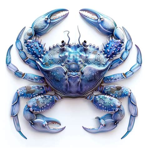 Vibrantly Detailed Crab Illustration Showcasing Intricate Patterns And Vibrantly Detailed Crab Illustration Showcasing Intricate Patterns And