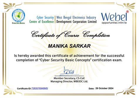 Manika Sarkar On Linkedin I Am Excited To Share That I Have Completed A Certificate In