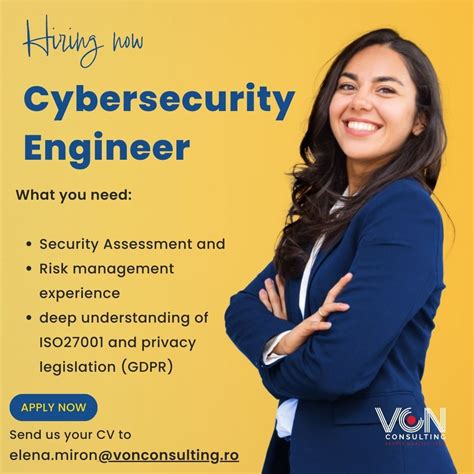 Von Consulting On Linkedin Hiring Vonconsulting Cybersecurity