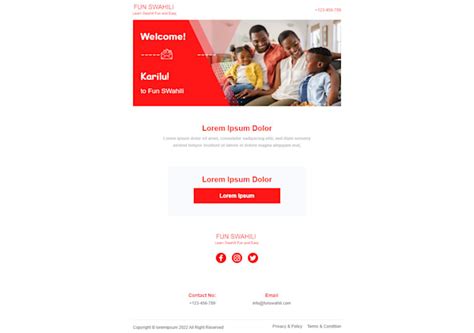 Create Html Email Template Responsive Email Template By Parkerallen