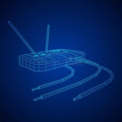 Router Blueprint Stock Illustrations Router Blueprint Stock Illustrations Vectors