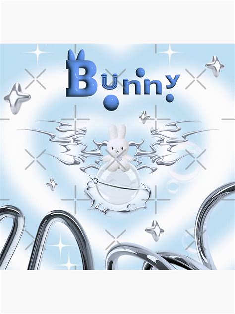 Y2k Cute Bunny Cyber Core Sticker For Sale By Cyber Cyanide Redbubble