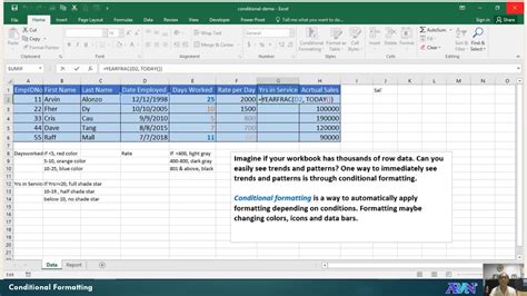 Ms Excel Conditional Formatting 023 Youtube