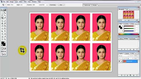 How To Create Passport Size Studio Photos In Photosho