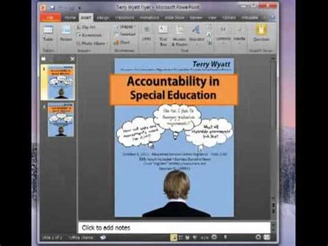 How To Create A Flyer Using Power Point YouTube