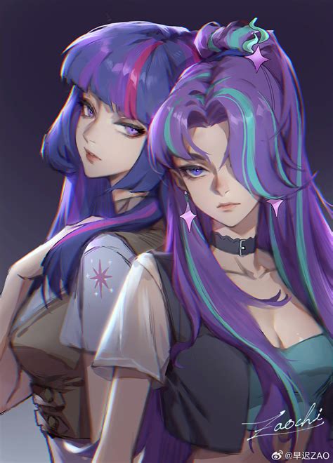 Starlight Glimmer Twilight Sparkle Твайлайт Спаркл mlp art