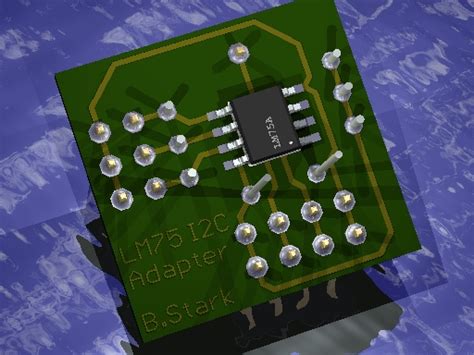 LM75 I2C Adapterplatine Mikrocontroller Net