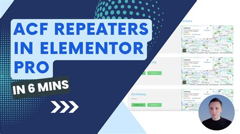 Using Acf Repeaters In Elementor With Templates Youtube
