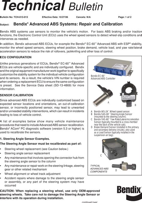 Bendix Abs Sensor Toropia