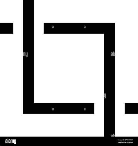 Crop Tool Transform Icon Use For Designing And Developing Websites Commercial Purposes