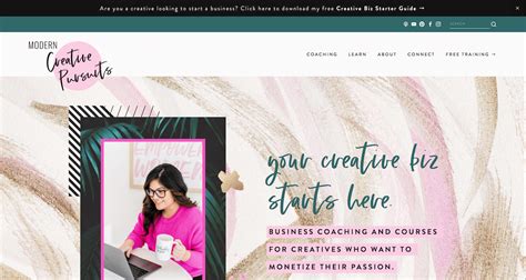 5 Gorgeous Squarespace Website Examples Louise Henry Tech Expert Online Business Strategist