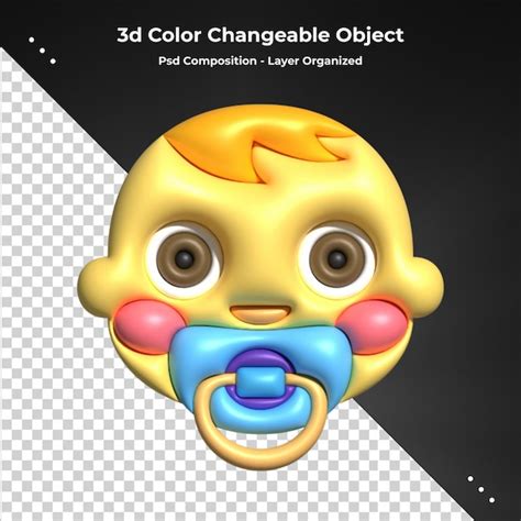 Premium Psd 3d Emoji Faces With Facial Expressions 3d Rendering