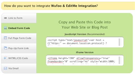 Got Forms Wufoo And Editme Integration