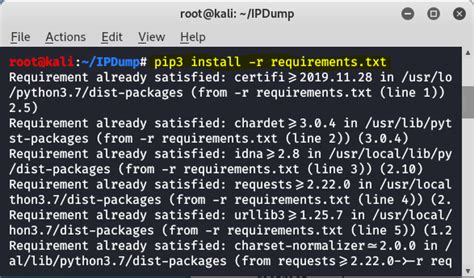 Ipdump Generate A Report For Hostname Ipaddress Url Or Domain In Kali Linux Geeksforgeeks