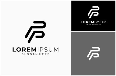 편지 Fp Pf 이니셜 모노그램 라인 아트 현대 간단한 벡터 디자인 일러스트 레이 션 개념에 대한 스톡 벡터 아트 및 기타 이미지 개념 개념 기호 곡선 Istock