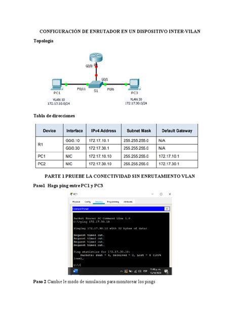 5 1 3 6 Configuring Router On A Stick Inter Vlan Routing Pdf Enrutador Computación